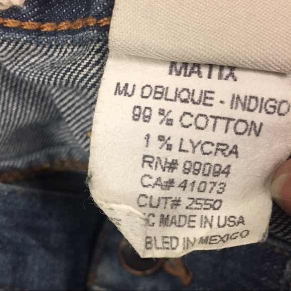 Matix | Jeans | Matrix Marc Johnson Jeans Sz 34 | Poshmark